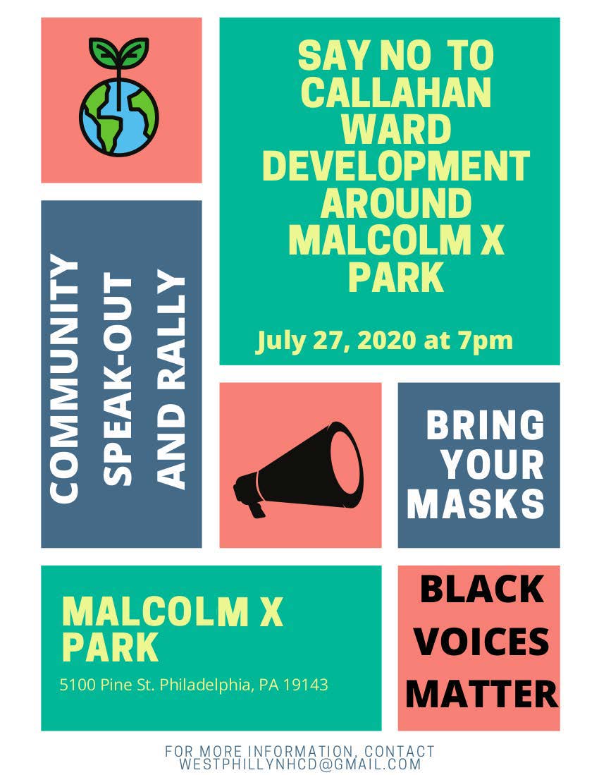 Community Speak-Out and Rally – West Philly NHCD